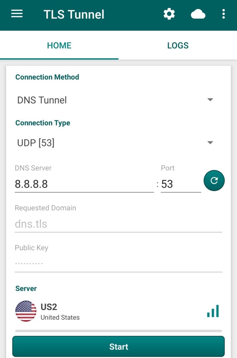 TLS Tunnel Unlimited free browsing Settings For All Countries ...